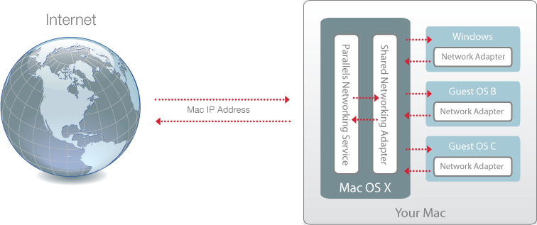 Parallels Desktop Help - Share Network Access Between macOS and Windows